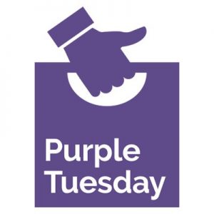 Purple Tuesday - 13th November 2018 - Derby Cathedral Quarter